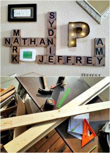 15 Decorative Art Ideas With Scrabble Tiles - DIY to Make
