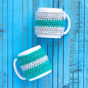 20 Free Crochet Cup Cozy Patterns | Crochet Mug Cozy {2021}