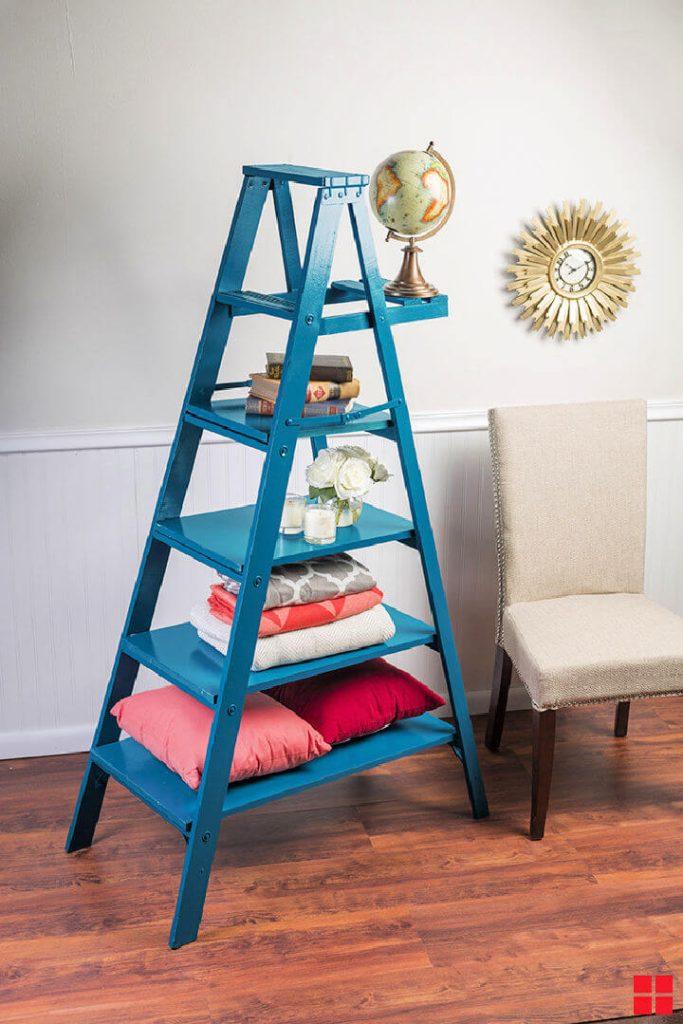 15 Best DIY Ladder Shelf Ideas and Designs for 2021 {Updated}